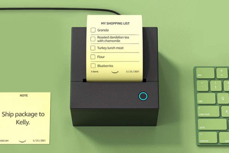 알렉사로 음성 메모 인쇄해주는 스마트 스티커 프린터 - 테크레시피